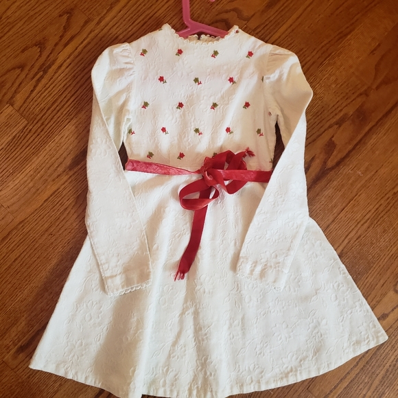 Cinderella | Dresses | Vintage Cinderella Floral Ribbon Tie Dress ...